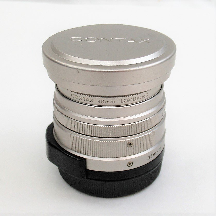 1円 Contax コンタックス プラナー Carl Zeiss Planar 2/45 T /46mm L39 UV MC 交換用レンズ ...