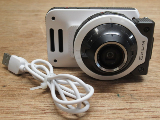 CASIO EXILIM EX-FR100 カシオ デジカメ レンズ EXILIM 16mm WIDE f=2.87mm 1:2.8 USB ...