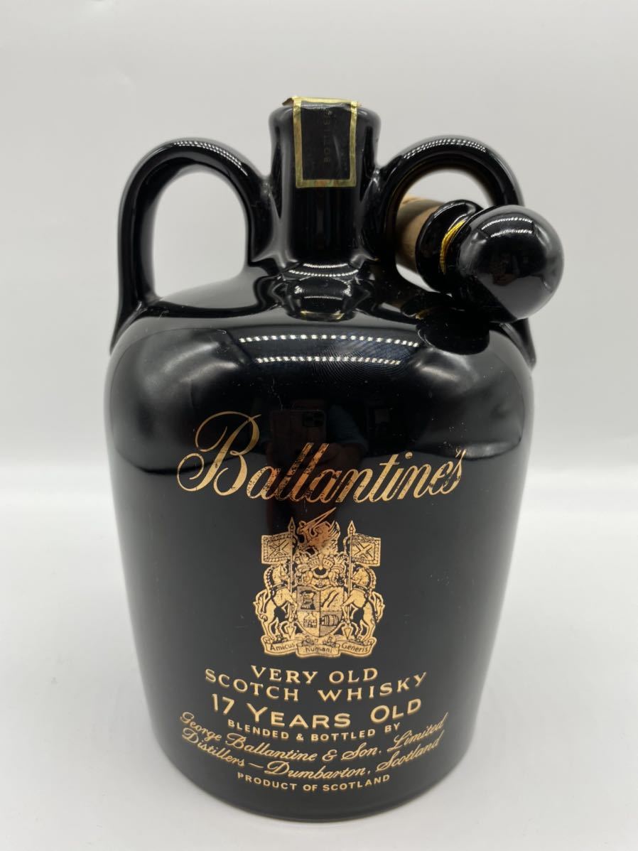 未開栓 Ballantines バランタイン17年 黒陶器ボトル 総重量 1 480ml(スコッチ)｜売買されたオークション情報、yahooの商品情報をアーカイブ公開 - オークファン ...