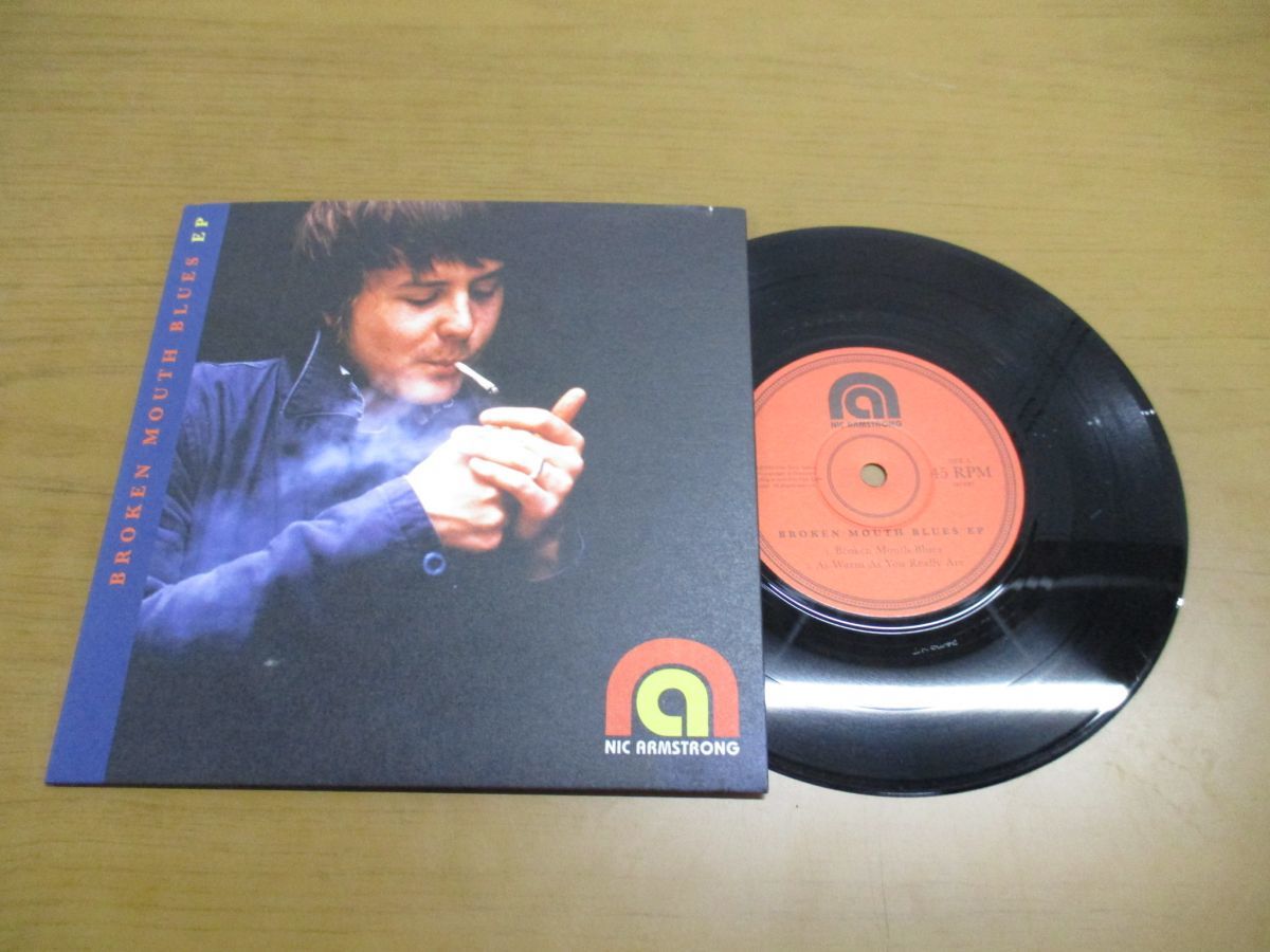 01 Nic Armstrong/Broken Mouth Blues EP/ニック アームストロング/397TP7/7インチレコード/EP ...