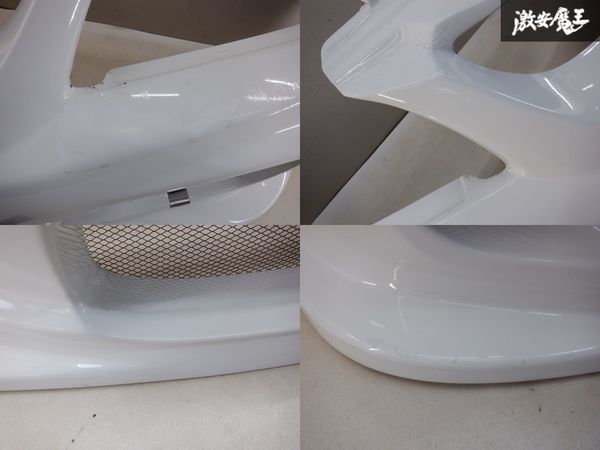 ings イングス CT9A ランサーエボリューション ランエボ 8 9 N-SPEC エアロ FRP フロントバンパー バンパー ホワイト ...