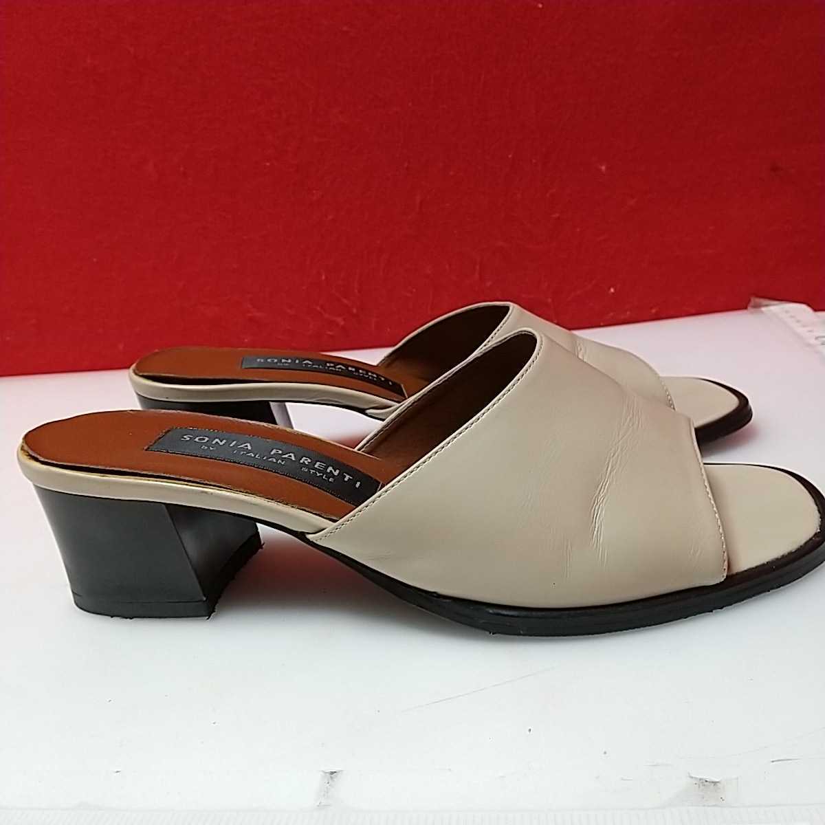 SONIA PARENTI 本革 レディースサンダル サイズLL EEE 24.0cmヒール5.5cm(24.0cm)｜売買されたオークション情報、yahooの商品情報をアーカイブ公開 ...