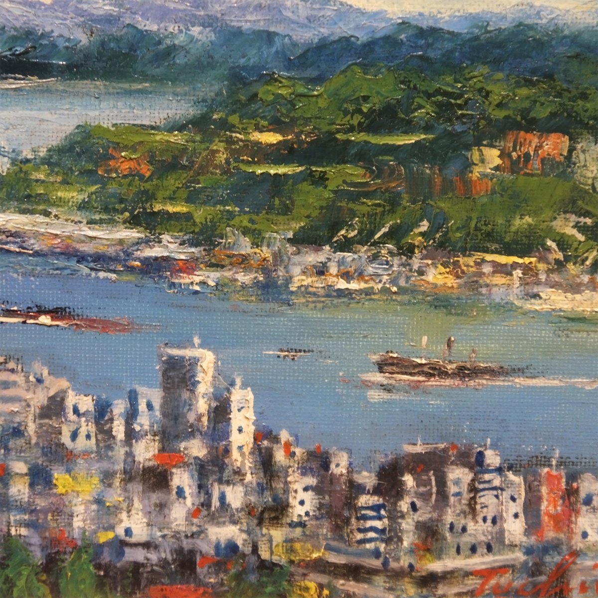 1円 おたからや xm885 土屋茂 尾道水道 油彩SM 風景画 油絵 原画(自然、風景画)｜売買されたオークション情報、yahooの商品情報 ...