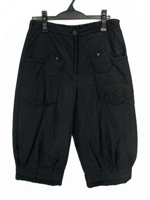 夢地哉 ムジヤ mujiya クロップドパンツ ワイドパンツ バルーン 中綿 無地 黒 ブラック レディース(その他)｜売買されたオークション ...