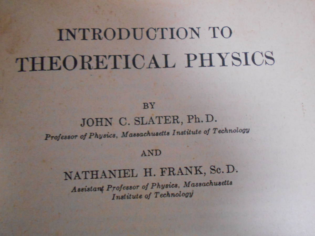 Introduction to Theoretical Physics(物理学)｜売買されたオークション情報、yahooの商品情報をアーカイブ ...