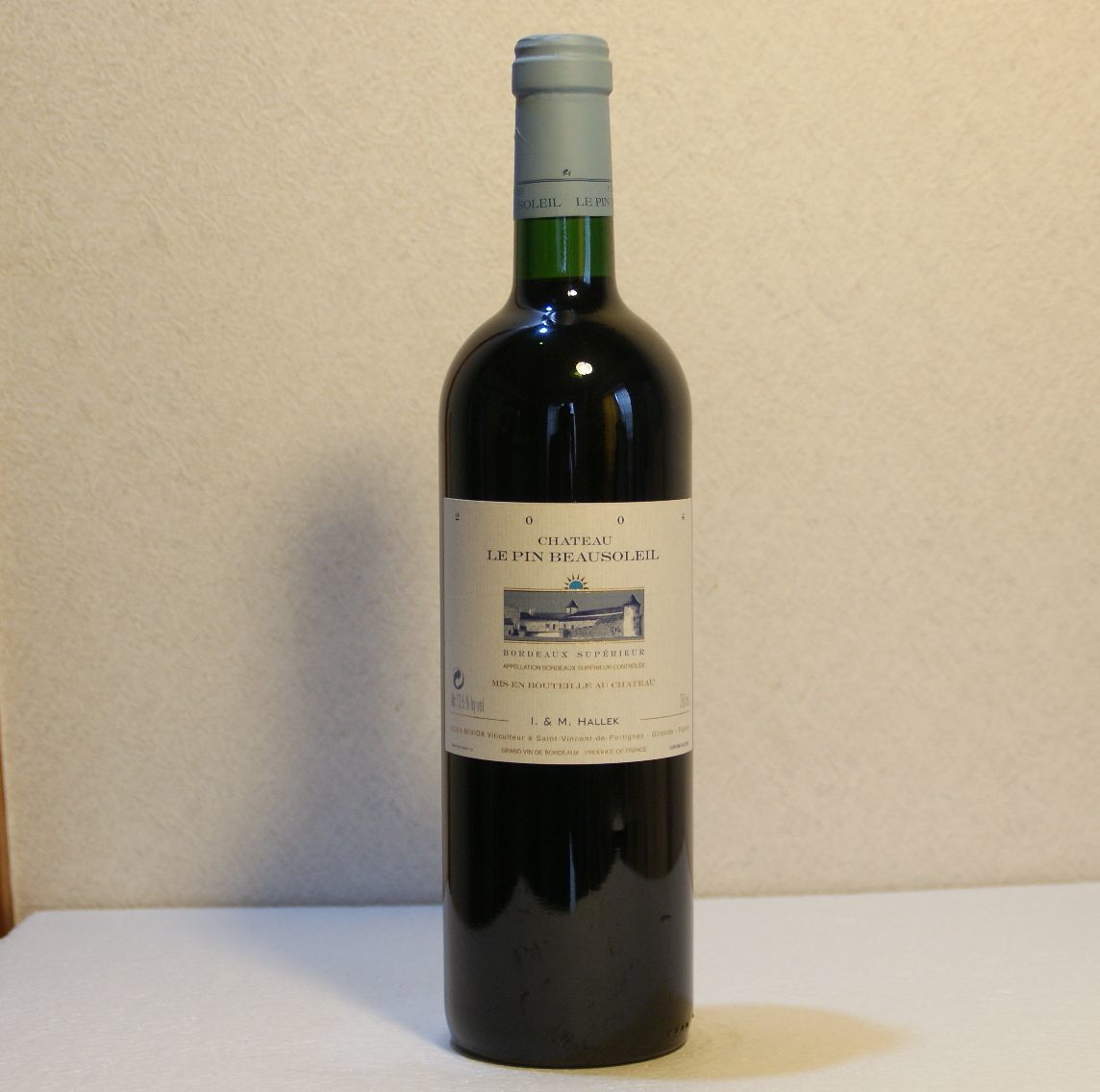 赤ワイン シャトー ル パン ボーソレイユ2004 Chateau Le Pin Beausoleil Bordeaux Superieur 13.5% 750ml フランス f337 ...