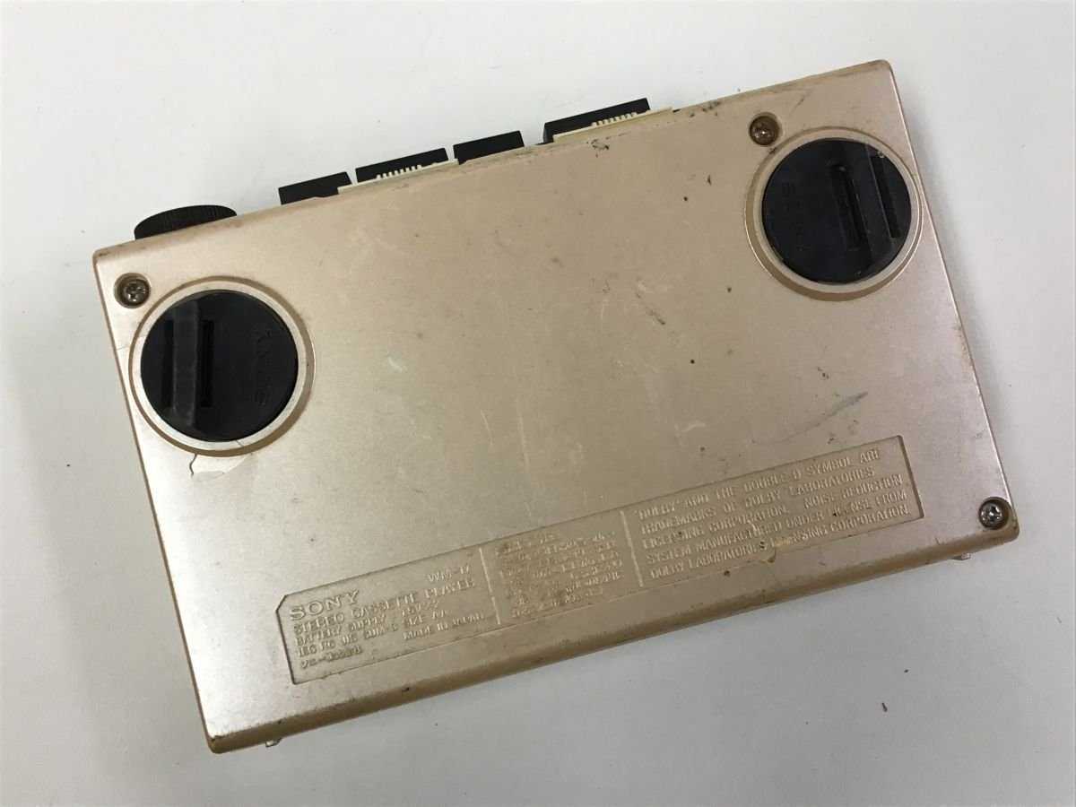 SONY WM-17 ソニー ポータブル ステレオ カセットプレーヤー ジャンク品 5073W(再生専用)｜売買されたオークション情報 ...