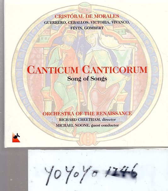 CANTICUM CANTICORUM/ORCHESTRA OF THE RENAISSANCE(管弦楽)｜売買されたオークション情報 ...