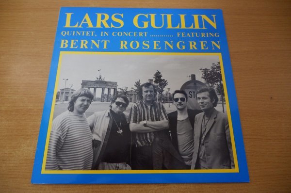 V7-161＜LP/スウェーデン盤/ ＞Lars Gullin Quintet Featuring Bernt Rosengren / In ...