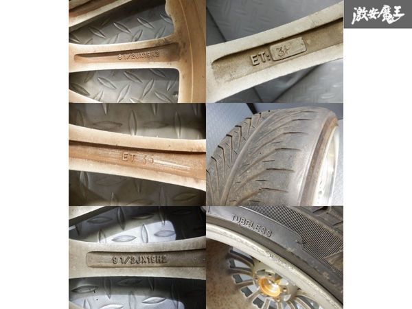 EURO DESIGN ZEUS LINE ゼウスライン 19インチ 8.5J +35 9.5J +38 PCD114.3 5H 5穴 ...