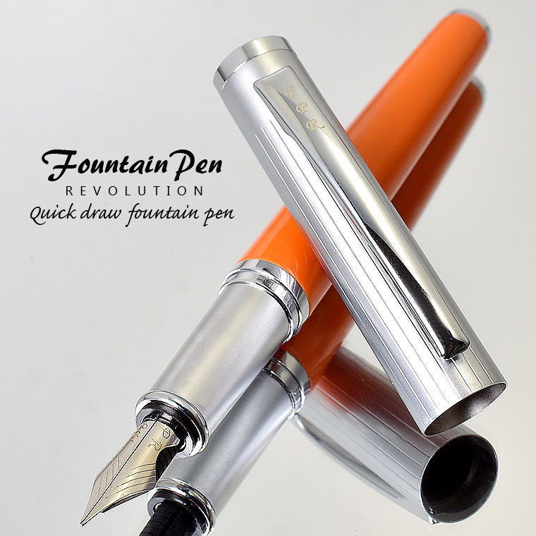 万年筆 FPR社 Quickdraw 自由自在な文字幅 ウルトラフレックスニブ カリグラフィー 真鍮 ラッカー オレンジ 単品/QDS-ORS(万年筆一般)｜売買されたオークション情報 ...