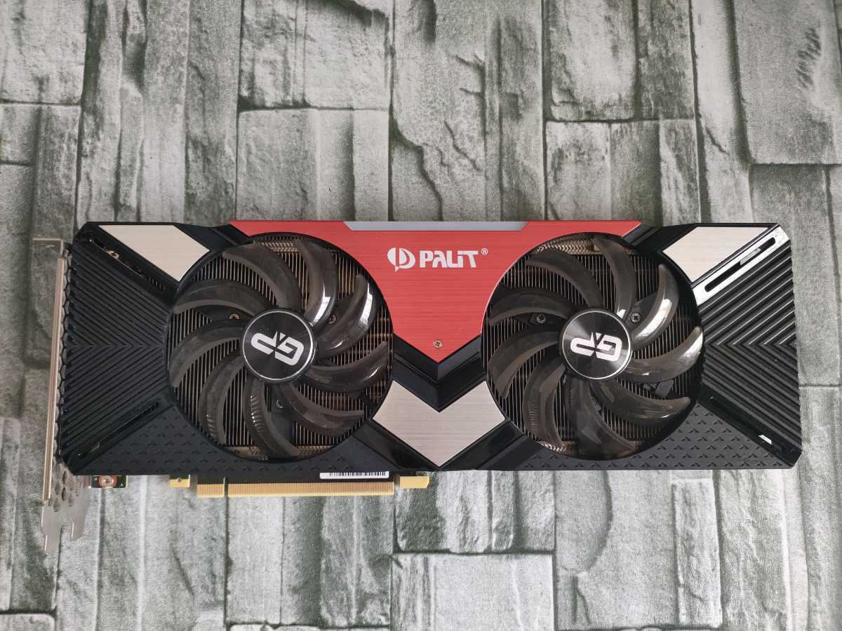 NVIDIA Palit GeForce RTX2070 8GB GAMING PRO OC グラフィックボード(PCI Express ...