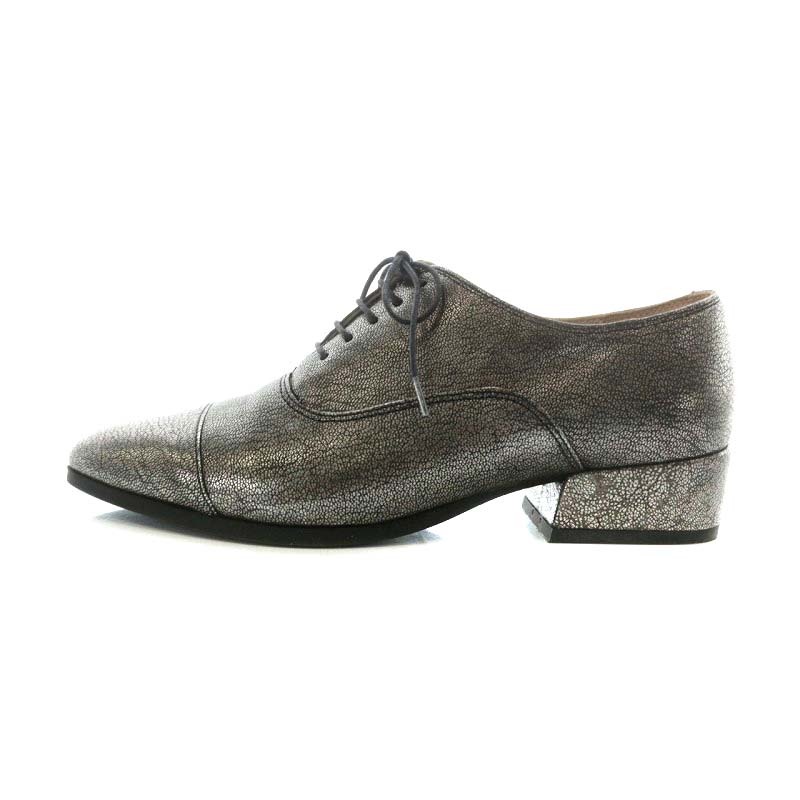 クラークス clarks レイメリー Rey Melly シューズ レースアップ ストレートチップ 23.5cm シルバー色 26121752 ...