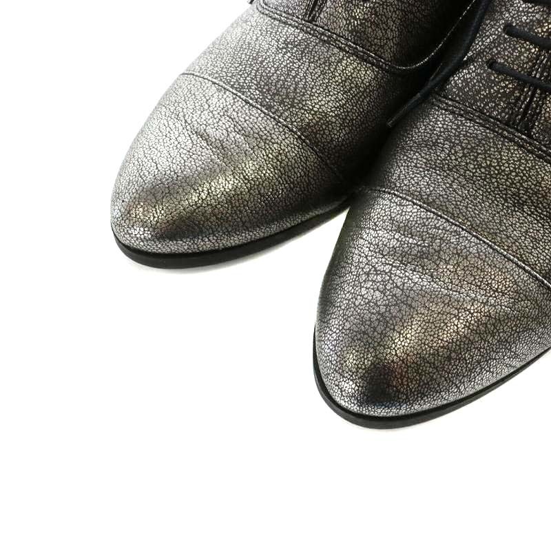 クラークス clarks レイメリー Rey Melly シューズ レースアップ ストレートチップ 23.5cm シルバー色 26121752 ...