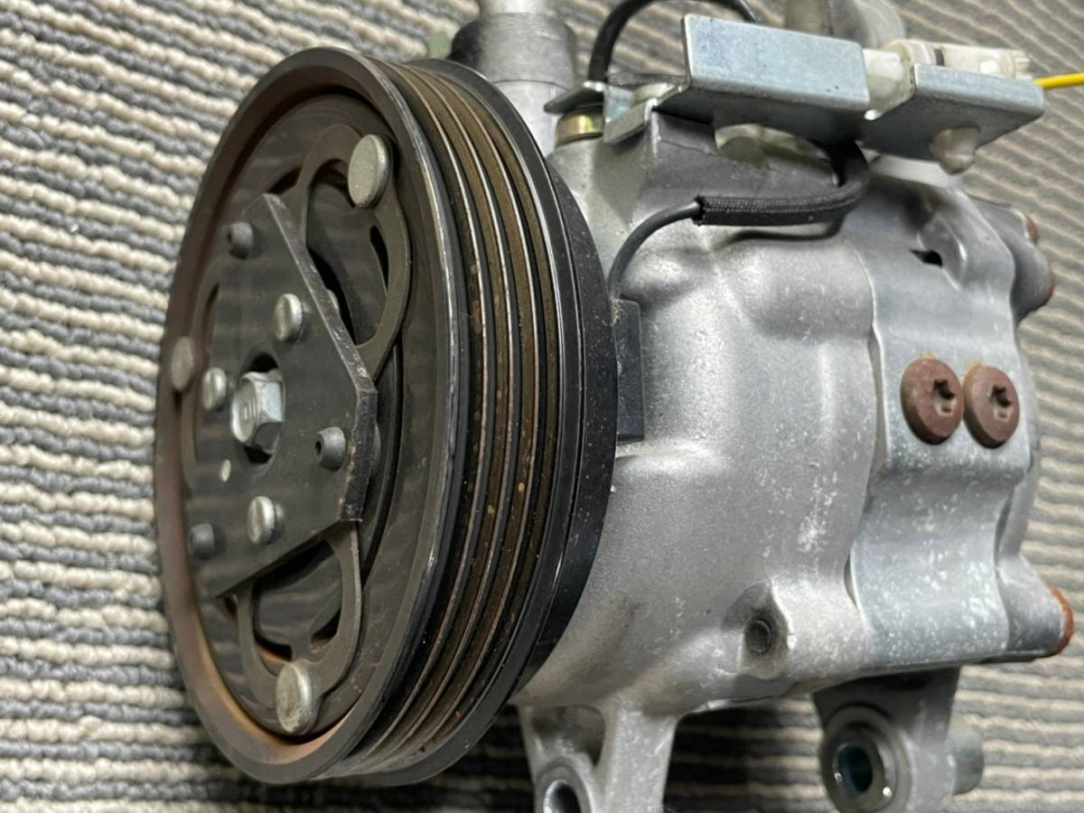 TV1 TV2 サンバー EN07 A/C コンプレッサー Valeo DKV-07G 506021-7120 73111TC031 走行極少 ...