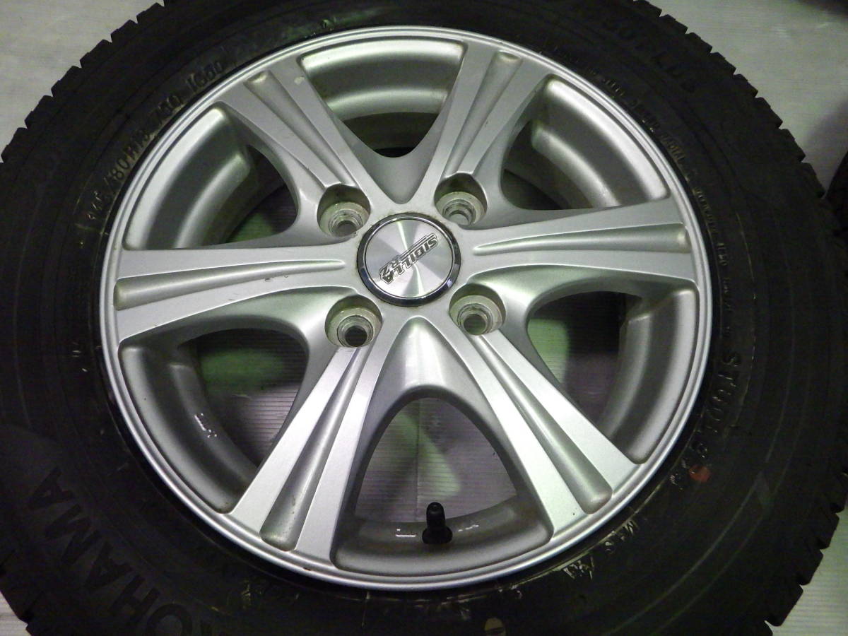 アルミ 13-4.00B +43 4H/100 145/80R13 IG50 プラス 20年製 スタッドレス SIBILLA RZ 04-10-27-103 B1-A2-2B スリーアール長野 ...