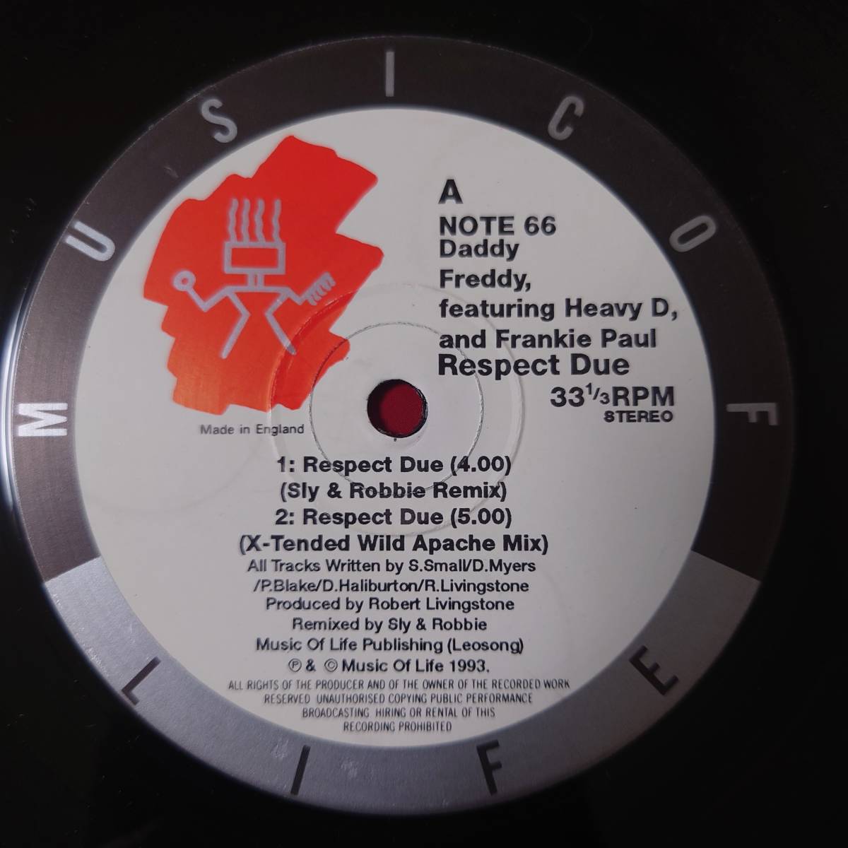 レア早口 Daddy Freddy & Heavy D & Frankie Paul - Respect Due X-tended Wild Apache Mix // Music Of ...