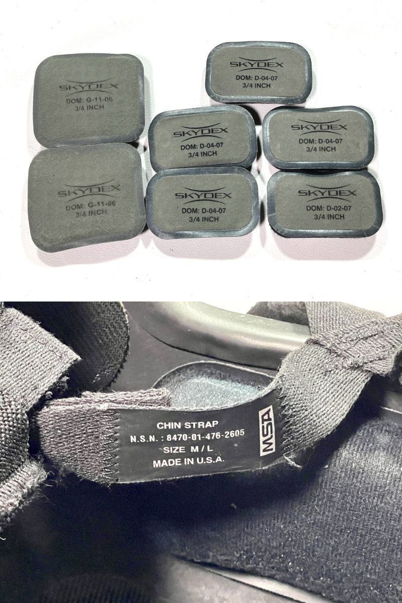 実物 放出品 MSA MICH2001 TC-2001 ヘルメット 検 SEAL DEVGRU DELTA CAG KAC LBT HK416 ...