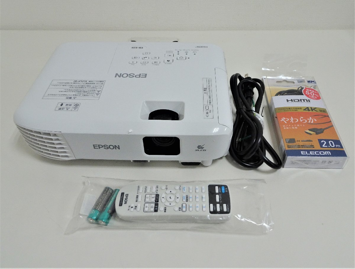 深谷店 品 10-114 EPSON エプソン EB-E01 H971D プロジェクター 3LCD 簡易(本体)｜売買されたオークション情報、yahooの商品情報をアーカイブ公開 ...