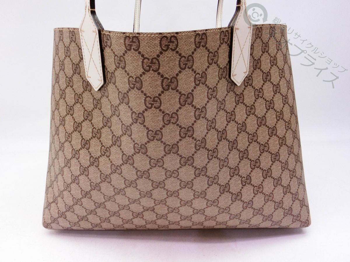A4861 GUCCI グッチ GGスプリーム レザー リバーシブル トート バッグ 良品(かばん、バッグ)｜売買されたオークション情報、yahooの商品情報をアーカイブ公開 - オークファン ...