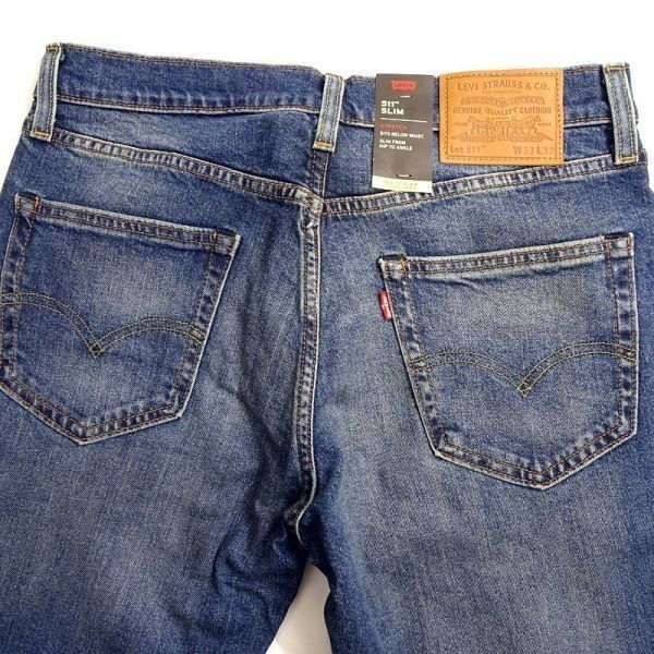 LEVI'S リーバイス 定価1.2万 511 SLIM オーガニックコットン ストレッチ デニムパンツ ジーンズ 045114971 W34 ...