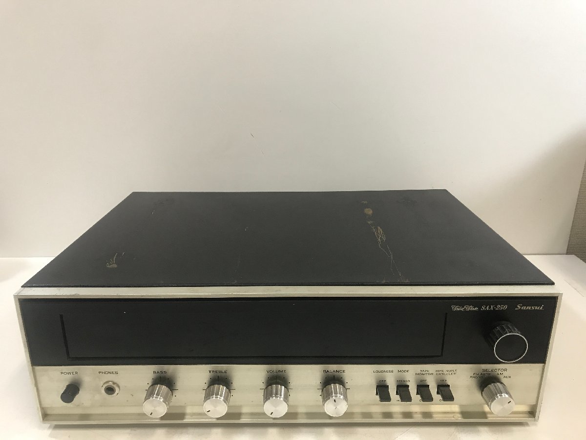 SANSUI SAX-250 AM FMレシーバー アンプ 通電OK 回路図付き ガリあり 山水 サンスイ 引き取り可(チューナー)｜売買され ...