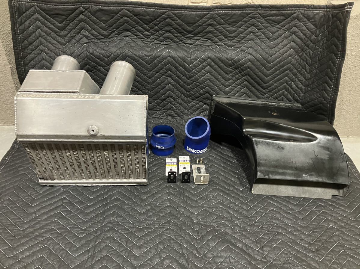 RX-7 FD3S KNIGHT SPORTS ナイトスポーツ インタークーラー 純正置き換え エアダクトセット 遮熱シート 冷却ダクト 冷却 ...