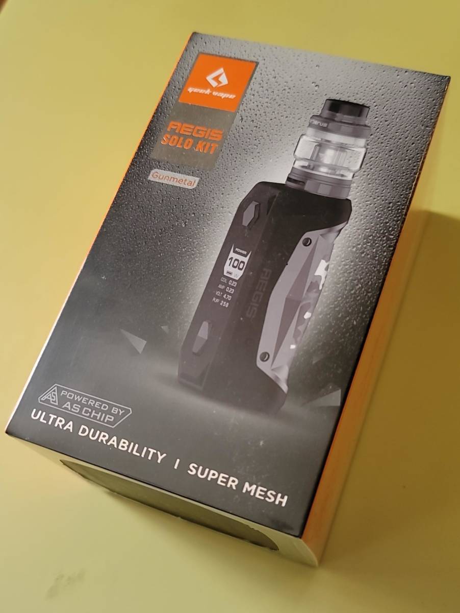 VAPE GEEKVAPE AEGIS SOLO KIT カラーGanmetal(喫煙グッズ)｜売買されたオークション情報、yahooの商品 ...