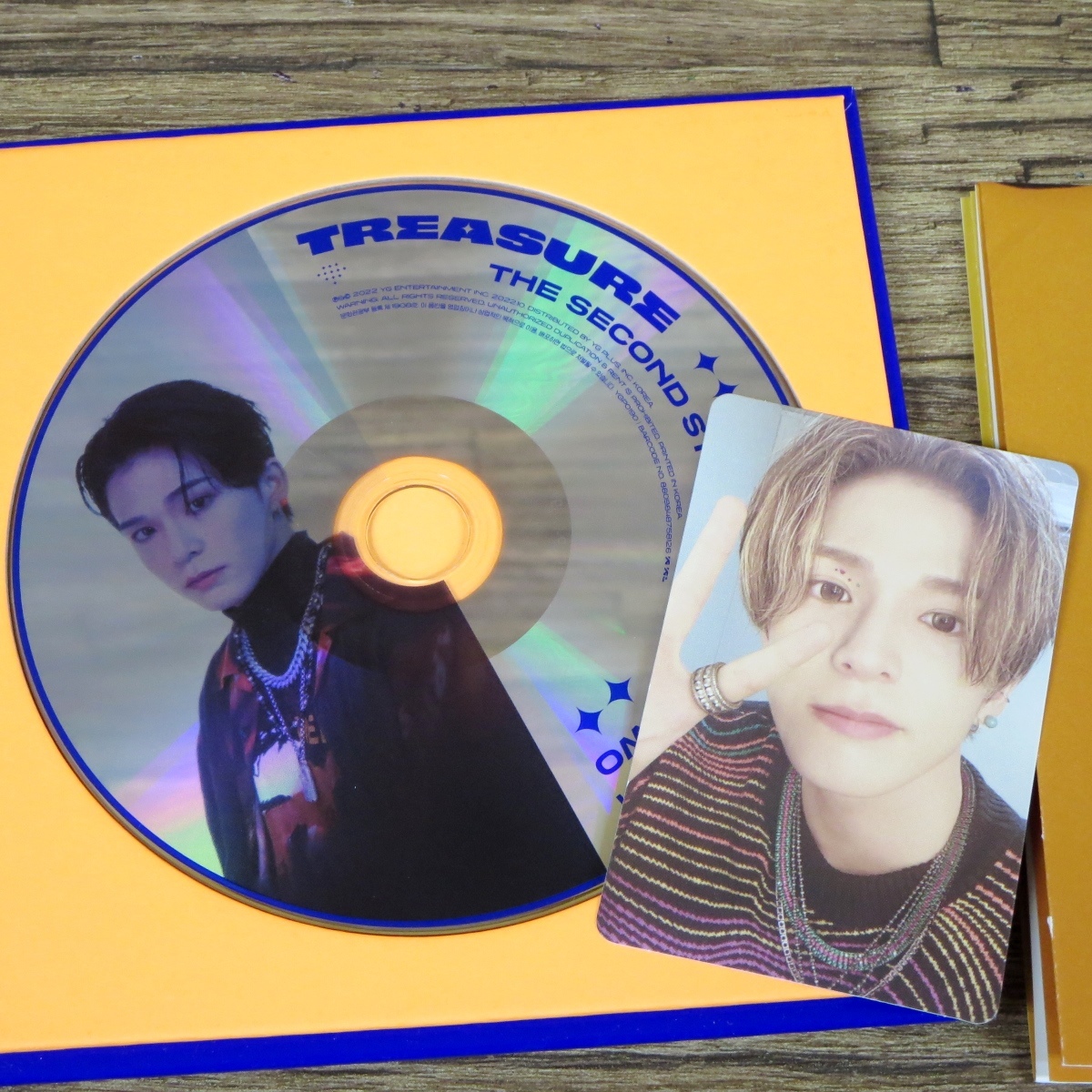 トレカ付 TREASURE トレジャー 韓国版CD2点 アサヒ ジフン 2nd MINI ALBUM THE SECOND STEP : CHAPTER TWO DIGIPACK ver ...