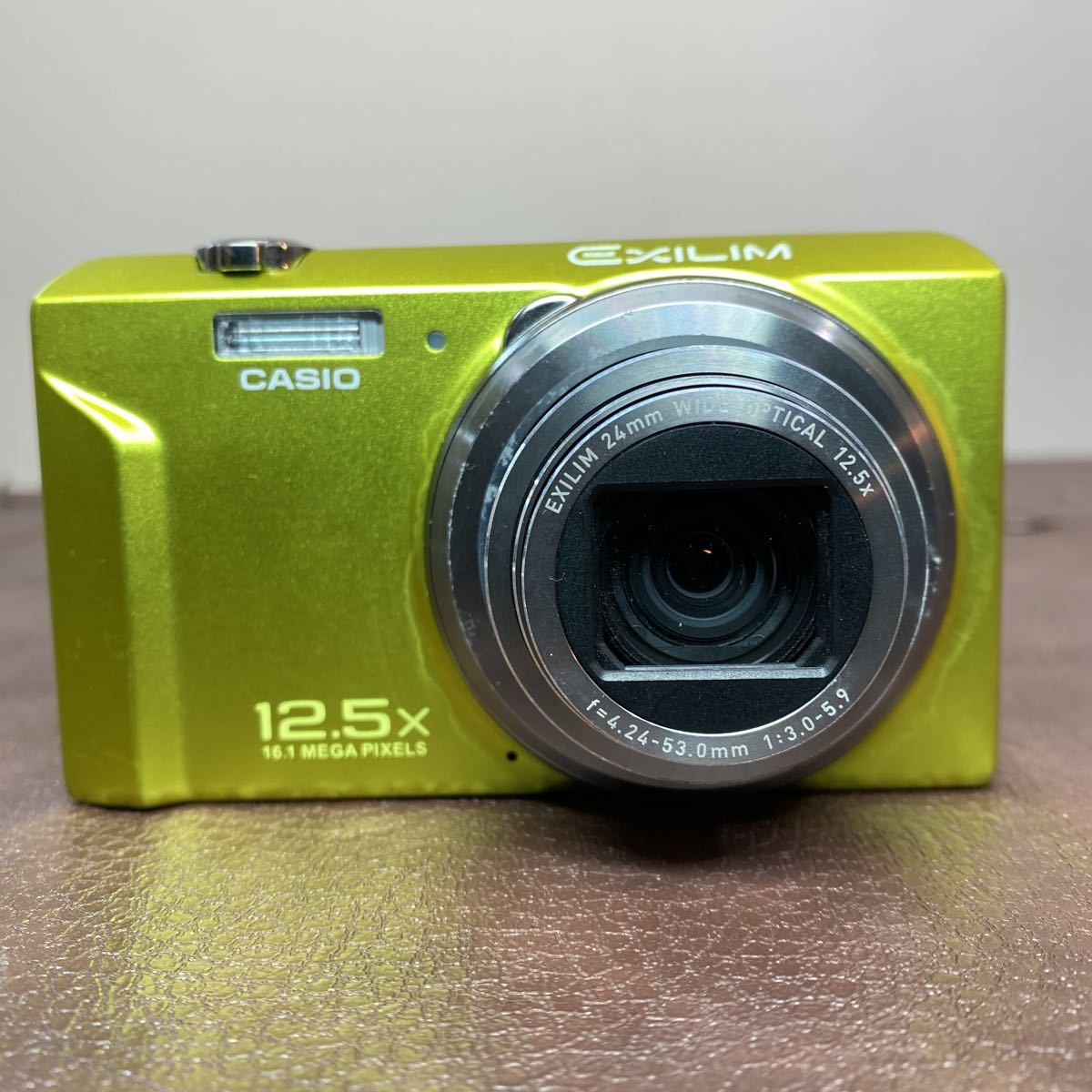 MH-2076 品 CASIO カシオ EXILIM EX-ZS150 コンパクトデジタルカメラ 本体+バッテリー メタリックグリーン 撮影 ...