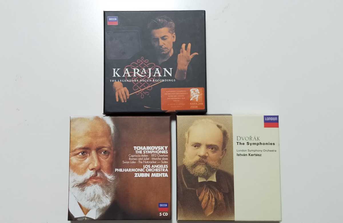 カラヤン メータ ケルテス DECCA CD BOX 3点セット チャイコフスキー ドヴォルザーク交響曲全集他 合計20CD(交響曲)｜売買されたオークション情報、yahooの商品情報を ...