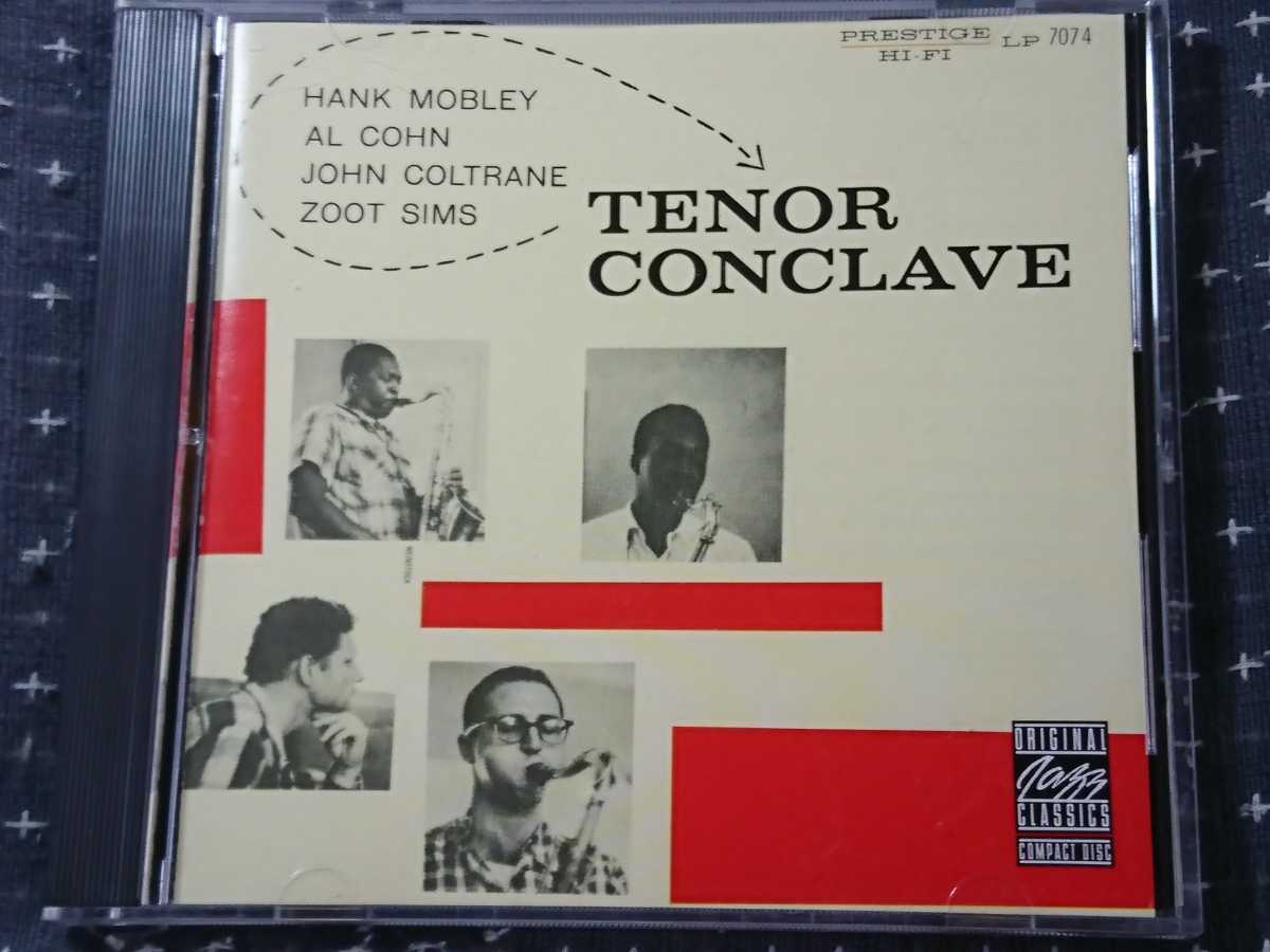 CD HANK MOBLEY AL COHN ZOOT SIMS JOHN COLTRANE / TENOR CONCLAVE ...