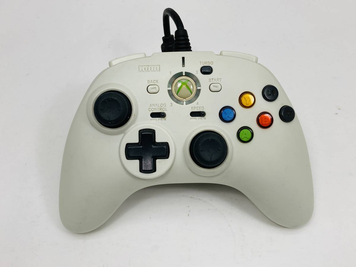 ホリパッド EX2 TURBO ホワイト HORIPAD コントローラー ターボ XBOX360 CONTROLLER(アクセサリ、周辺機器 ...