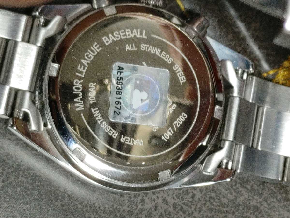 CITIZEN シチズン MLB イチローウォッチ クォーツ メンズ腕時計 クロノグラフ デイト ブルー文字盤 イチロー限定モデル 2003(その他)｜売買されたオークション情報、yahooの ...