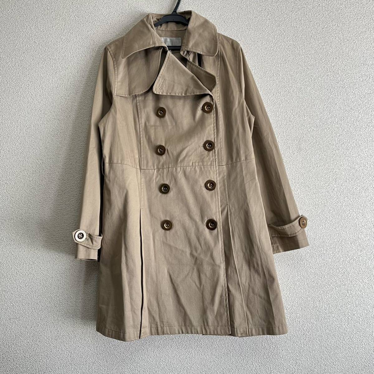 即納 ESPRITMUR エスプリミュール トレンチコート ベージュ 11AR(Lサイズ)｜売買されたオークション情報、yahooの商品情報をアーカイブ公開 - オークファン（aucfan.com）