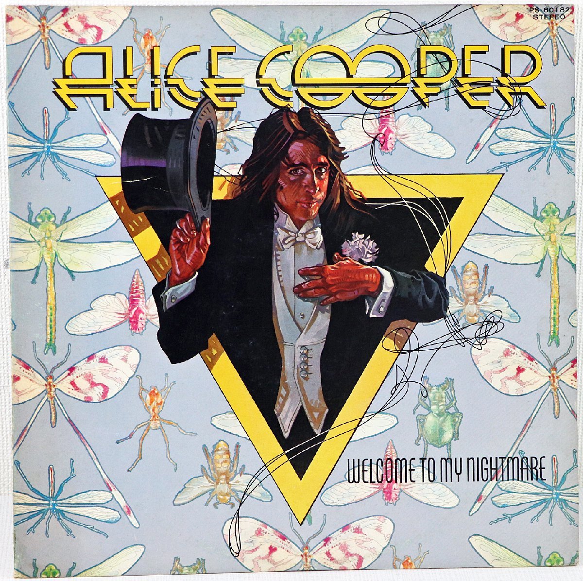 S ジャンク品 レコード ALICE COOPER/アリスクーパー WELCOME TO MY NIGHTMARE/悪夢へようこそ IPS-80182 東芝EMI 再生未確認(Alice ...