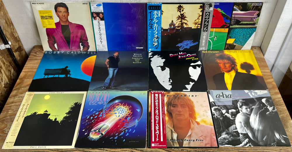 洋楽 ロック系 60枚 LP レコード 大量 セット 1205 ポリス チープトリック ロッドスチュアート ストーンズ イーグルス エア ...