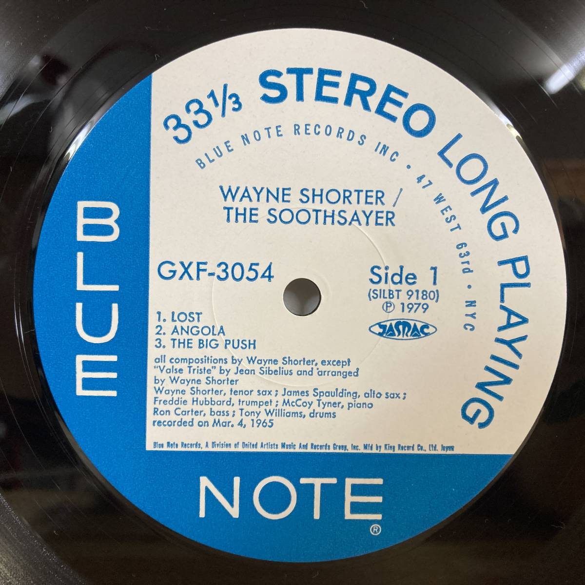 T57 国内盤/LP Wayne Shorter ウェイン ショーター / The Soothsayer 予言者 Blue Note / GXF 3054 / McCoy Tyner ...