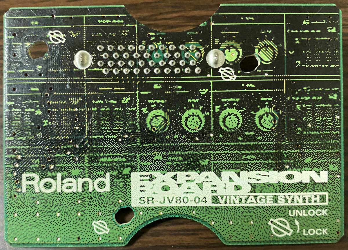 Roland EXPANSION BOARD SR-JV80-04 VINTAGE SYNTH MADE IN JAPAN(音源モジュール ...
