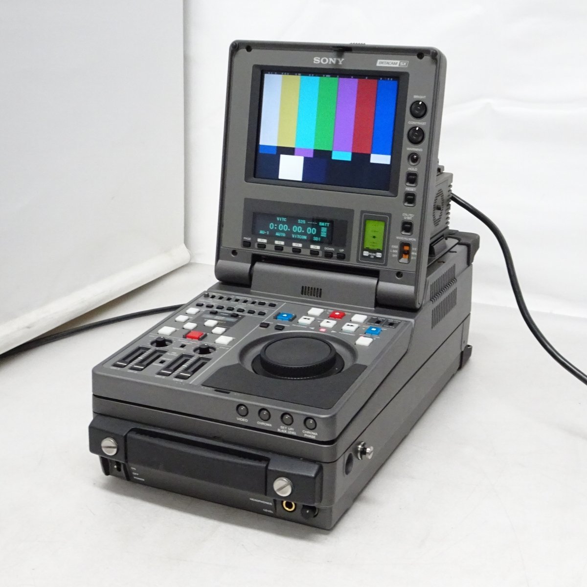 SONY DNW-A25WS ポータブルベータカムSXレコーダー /動作良品/AC付き/16:9/Drum僅か290時間 #351487(プロ ...