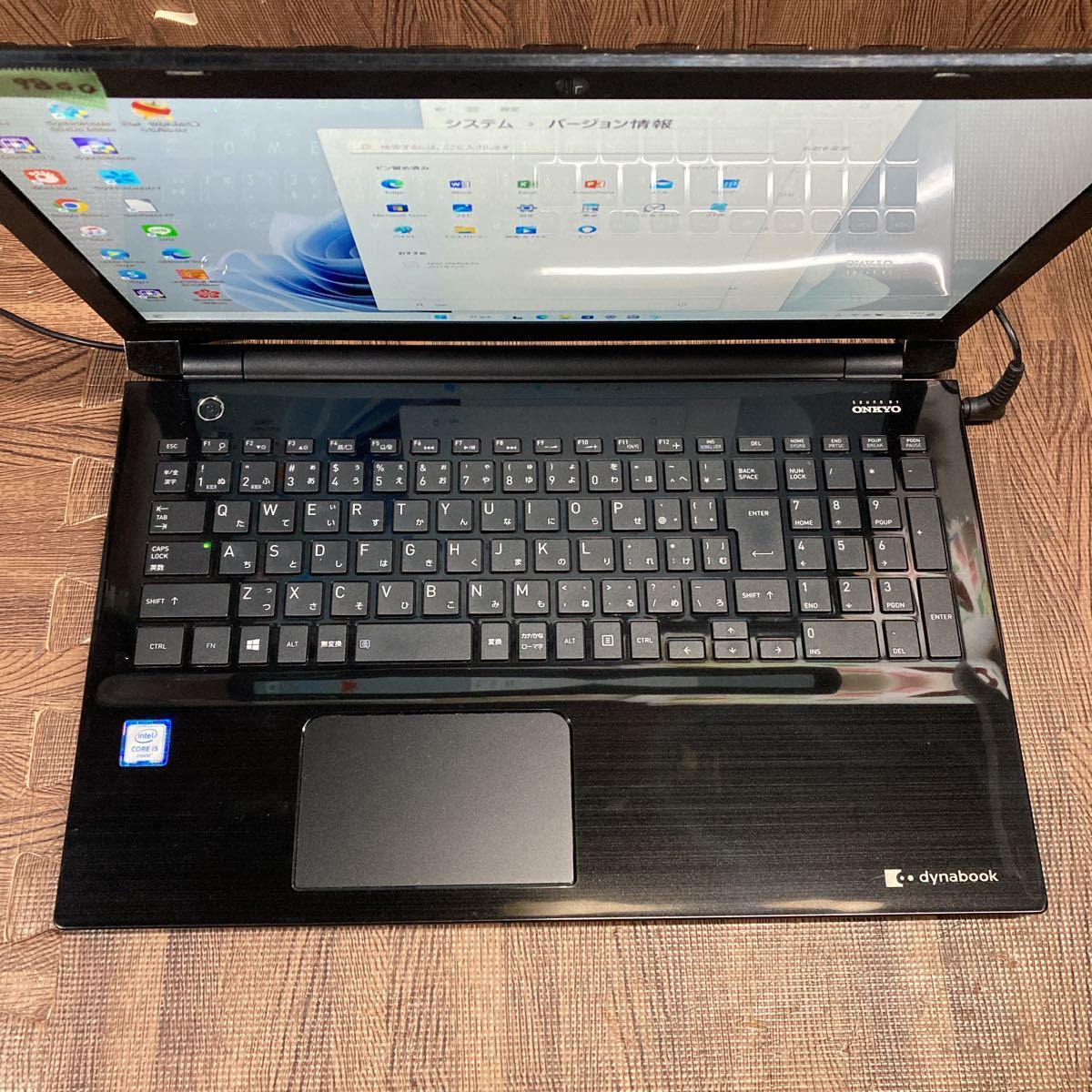 ZZ-9860 激安 最新OS Windows11Pro ノートPC TOSHIBA dynabook T55/BBS Core i5 6200U メモリ4GB HDD320GB カメラ ...