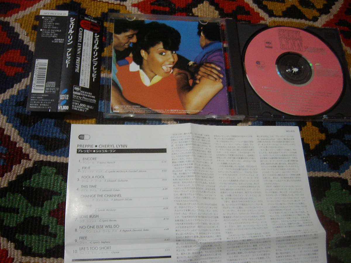 80's シェリル リン CHERYL LYNN CD / プレッピー PREPPIE プロデュース:ジャム＆ルイス SRCS 9018 1983年(ディスコ)｜売買されたオークション情報 ...