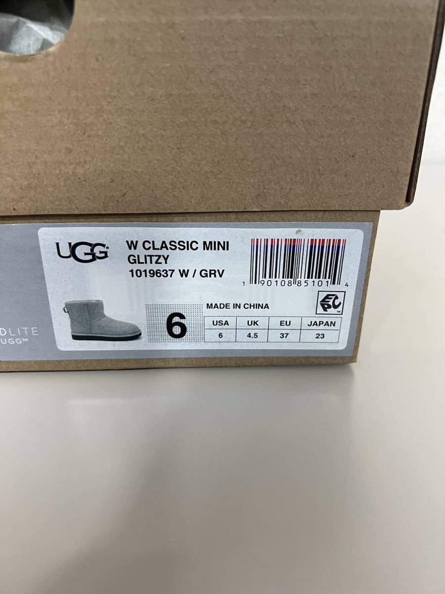 B品 アグ UGG CLASSIC MINI GLITZY 1019637-GRV-6 US6 23cm(23.0cm)｜売買されたオークション情報、yahooの商品情報をアーカイブ公開 ...
