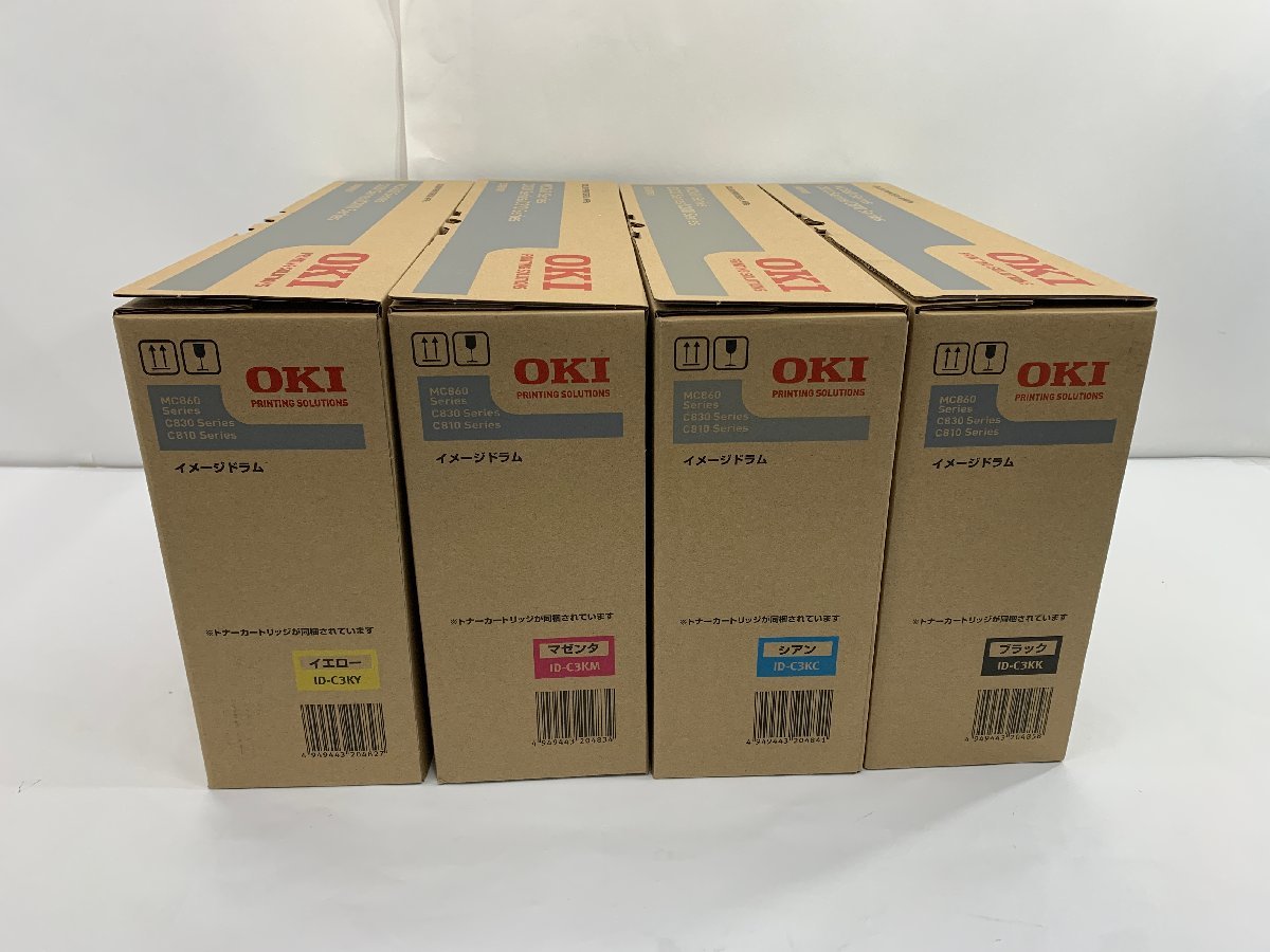 長期保管 品 OKI イメージドラム4色セット 対応機種：MC860/C830/C810等 ID-C3KC/ID-C3KM/ID-C3KY/ID-C3KK T(プリンタ用サプライ)｜売買された ...