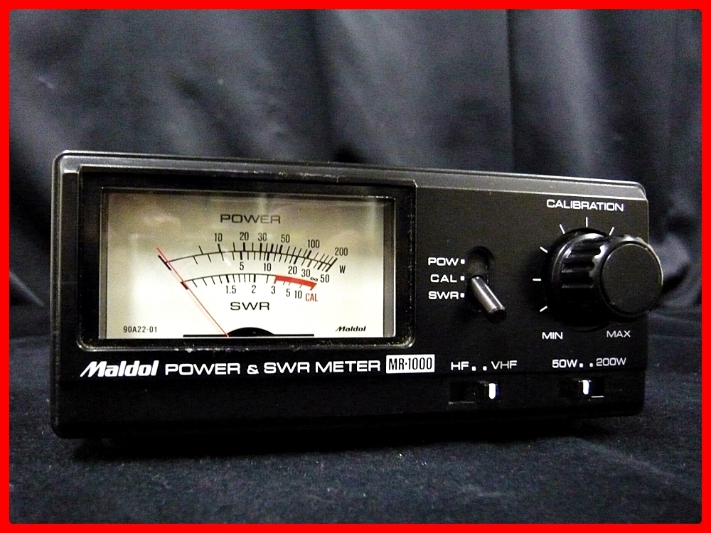 Maldol/マルドル POWER & SWR METER MR-1000 ジャンク(アクセサリ)｜売買されたオークション情報、yahooの ...