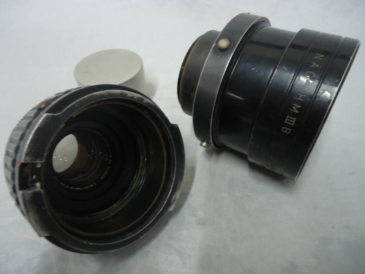 当時物 NAC - HM IIIB ANAMORPHIC LENS / CANON LENS 50mm 1:1:8 No.302259 シネマ ...