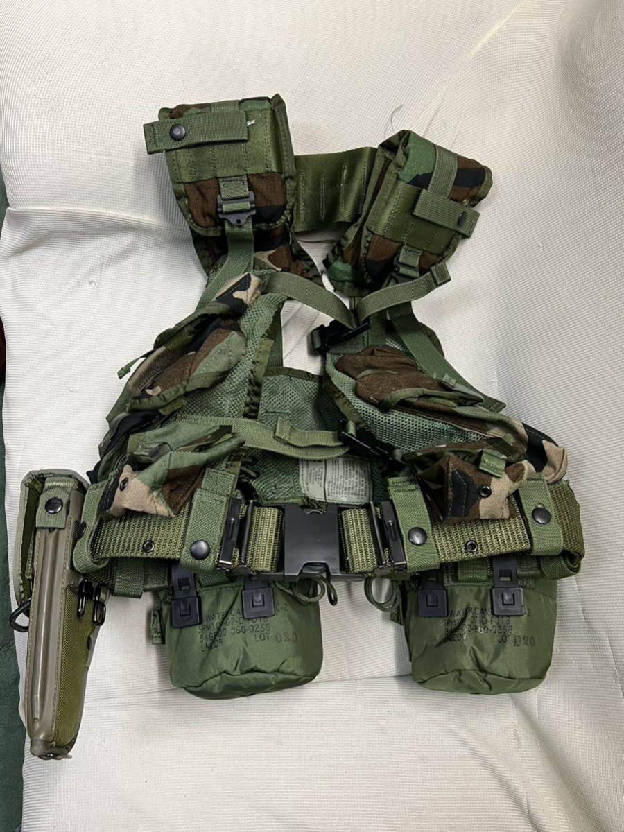 米軍 実物 TLBV タクティカルベスト フルセット M12 ホルスター LC-2 ピストルベルト キャンティーン 官給品(その他)｜売買され ...