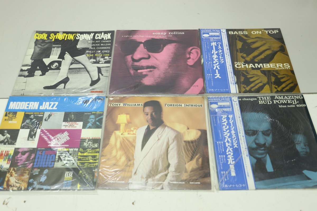 ブルーノート/BLUE NOTE ジャズLPレコード 6枚 PAUL CHAMBERS/BUD POWELL/MODERN JAZZ/sonny rollins/TONY WILLIAMS ...