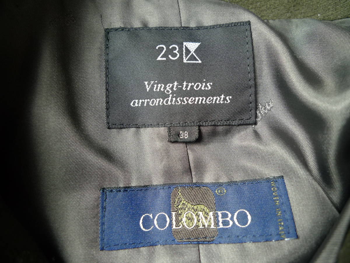 1円 同様 23区 COLOMBO イタリア高級生地 カシミヤ入 ウール Pコート ジャケット 38(その他)｜売買されたオークション情報、yahooの商品情報をアーカイブ公開 ...