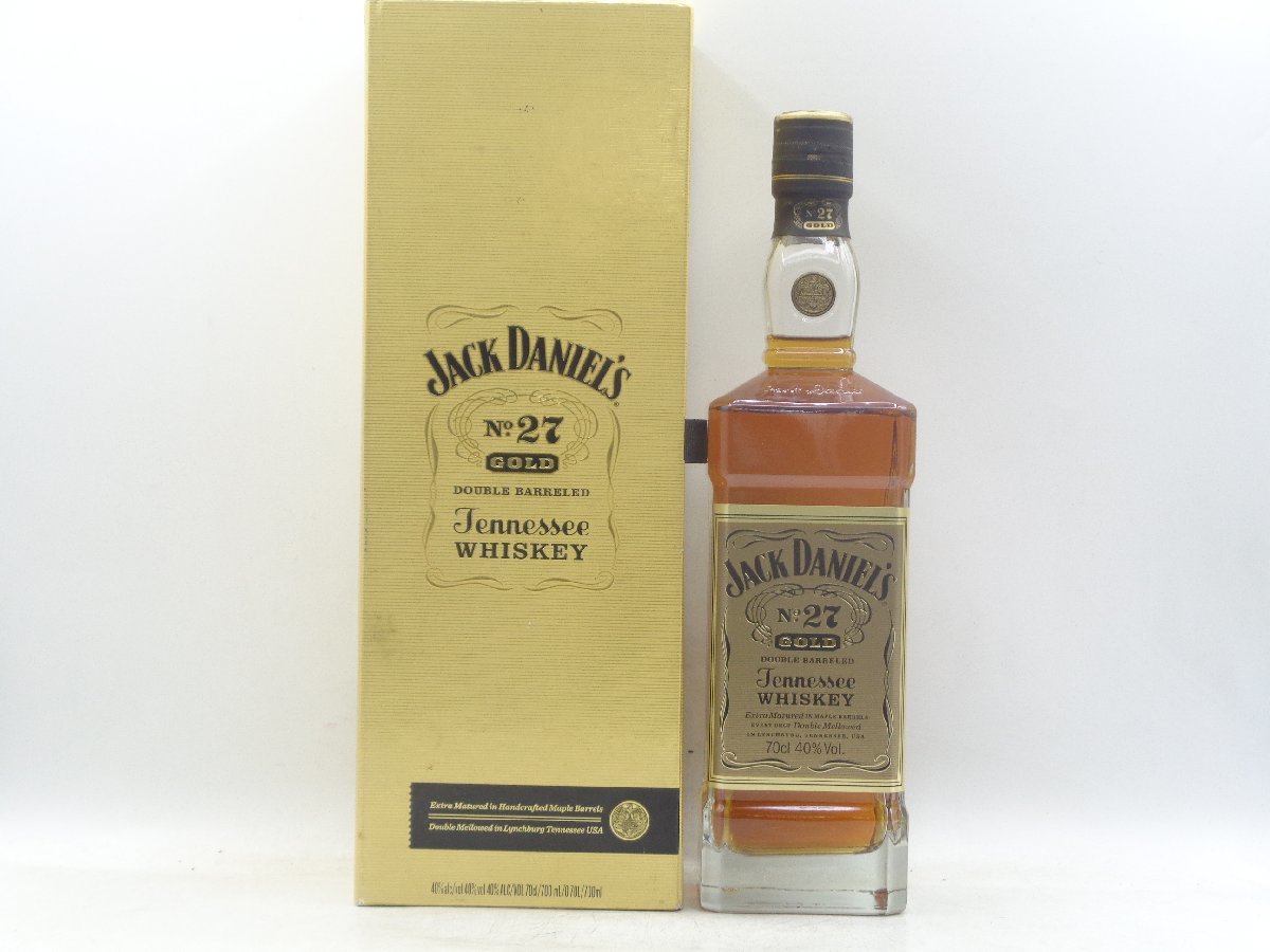 JACK DANIEL'S NO.27 GOLD DOUBLE BARRELED ジャック ダニエル ゴールド メープルバレル ウイスキー ...